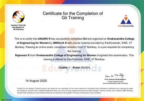 Git Versioncontrol Iitbombay Spokentutorial Continuouslearning