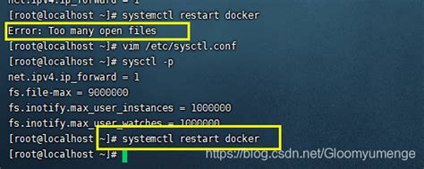 启动docker显示error Too Many Open Files的解决方法docker Too Many Open Files Csdn博客