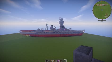 Ijn Nagato 1944 Nagato Class Battleship Minecraft Map