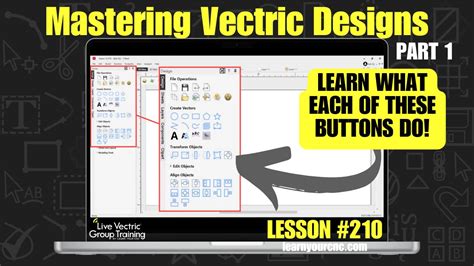 Mastering Vectric Designs Overview Of Design Tab Tools Part