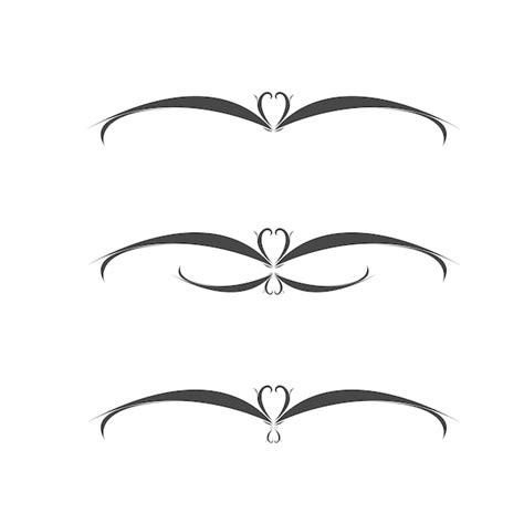 Premium Vector Set Collection Ribbon Ornament Vector