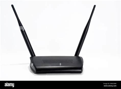 Black Internet Router Stock Photo Alamy