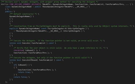 Ue4中的委托及实现原理 知乎