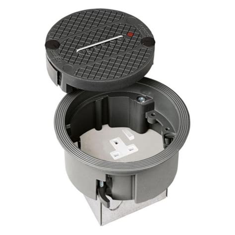 Legrand Aluminium Power Grommet 144mm With 13a Switched Socket Am1c