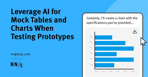Leverage Ai For Mock Tables And Charts When Testing Prototypes Nn G