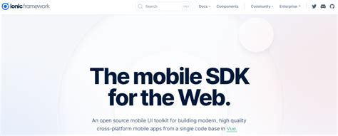 6 Best Javascript Framework For Mobile Apps Trending In 2023