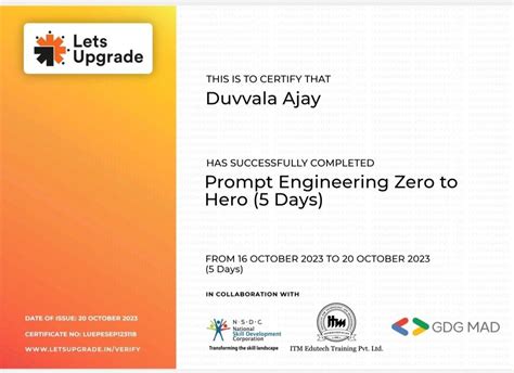 Duvvala Ajay On Linkedin Promptengineering Newskills Careergrowth