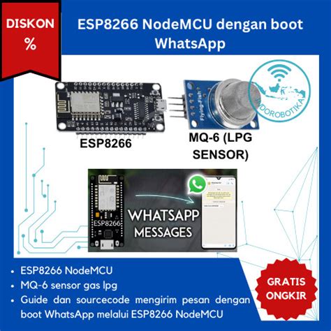 Jual Esp8266 Nodemcu Dengan Boot Whatsapp Kota Tangerang Selatan