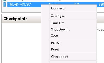 How To Create And Delete Checkpoints Snapshots
