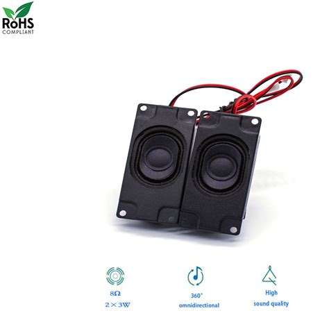 Buy Mini Audio Magnet Raspberry Pi And Arduino Speaker 3 Watt 8 Ohm JST