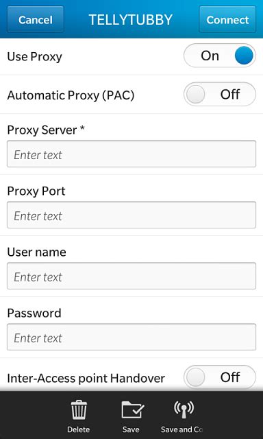 Does Z10 Support System Wide Proxy For Eg Use Whatsapp Through Proxy