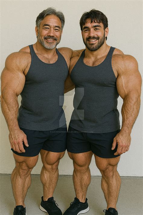 Father And Son Bodybuilding By Lovehugemuscles On Deviantart