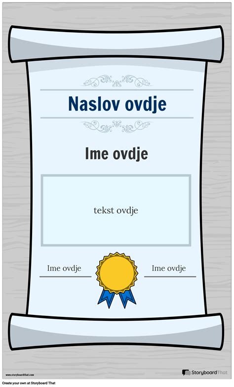 Plakat Diplome Storyboard Od Strane Hr Examples