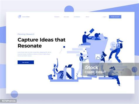 사람들 팀에서 작업 하 고 그래프와 도형을 상호 작용 하면서 아이디어를 생성 합니다 데이터 분석 및 사무실 상황 평면 벡터 일러스트입니다 방문 페이지 템플릿입니다 창의력에