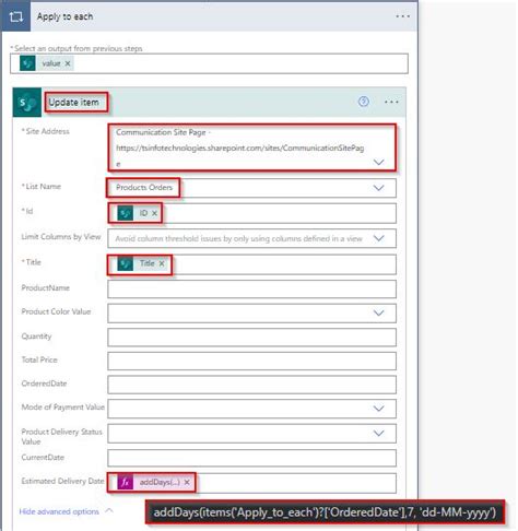 How To Update SharePoint List Field With Today S Date In Power Automate SharePoint