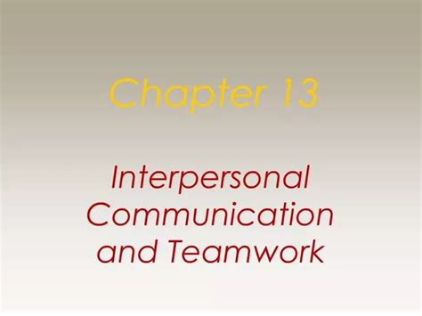 PPT Chapter 13 PowerPoint Presentation Free Download ID 146717