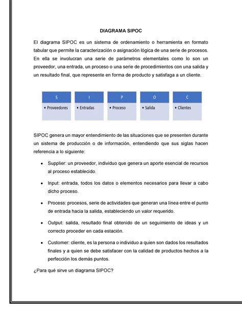 Diagrama Sipoc Herramienta Para La Clasificacion De Procesos Warning Tt Undefined Function