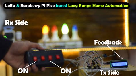 LoRa And Raspberry Pi Pico W Based Home Automation Project With Feedback