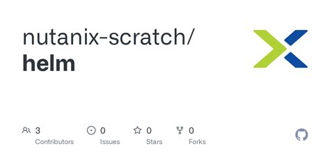 github nutanix scratch helm
