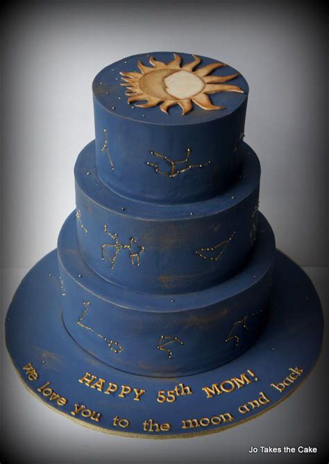 Celestial Themed Cake Themed Cakes Cake Pretty Birthday Cakes