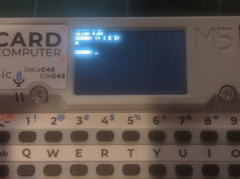 Ulisp For M5stack Cardputer Possible And How Keep Original Firmware