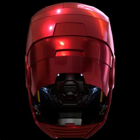 Iron Man Mk5 Helmet 3d Printable Model With Interior Details Etsy