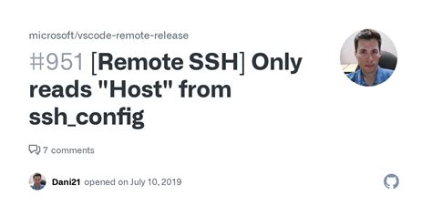 Remote SSH Only Reads Host From Ssh Config Issue Microsoft Vscode Remote Release