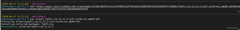 【Python】解决pip安装pyqt报错：Building wheel for PyQt5-sip (pyproject.toml) did ...