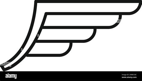 Velocity Wings Race Icon Outline Vector Labor Dark Shoe Gadget Meter