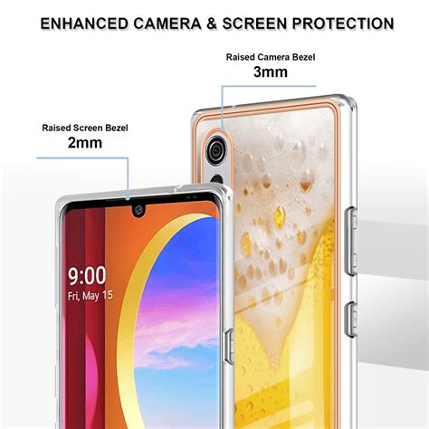 For Lg Velvet G G G Electroplating Marble Dual Side Imd Phone Case Draft Beer Alexnld Com