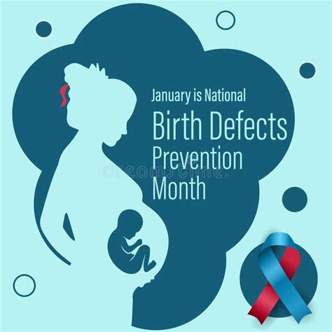 National Birth Defects Awareness Month Campaign Banner Observed Each