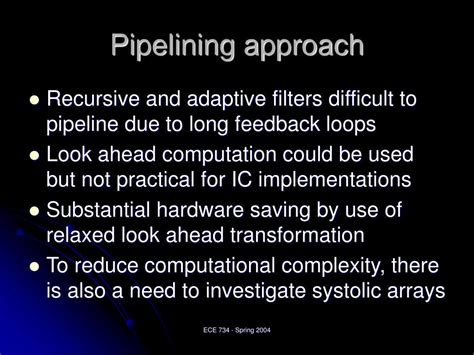 Ppt Adaptation Behavior Of Pipelined Adaptive Filters Powerpoint