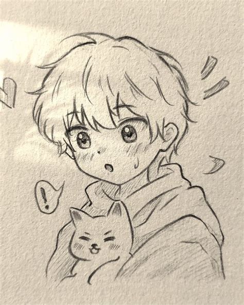 Anime Sketching Easy Cute And Easy Anime Drawing Anime Sketch Easy