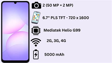 Samsung Galaxy A07 4g Full Specifications Display Camera Performance