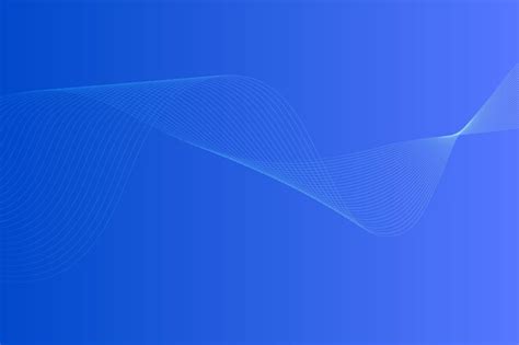 현대 추상 블루 그라데이션 곡선 물결 선 배경 프리미엄 벡터