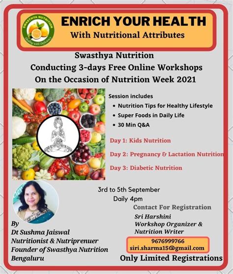 Enrich Your Health With Nutritional Attributes By Dt Sushma Jaiswal