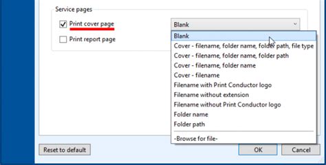How To Use Cover Pages Batch Printing With Print Conductor