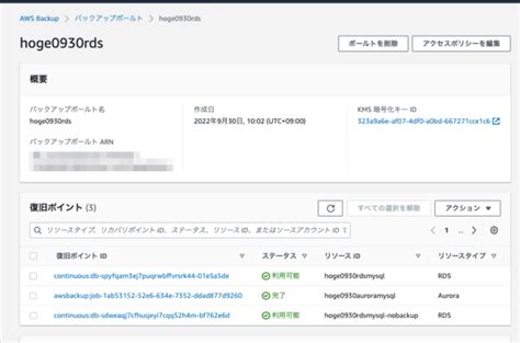 Amazon Rds の「自動バックアップ」メニューに表示される条件を調べてみた Developersio
