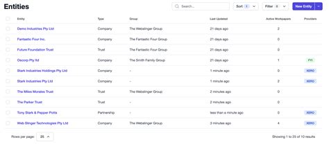 Creating Entities Docs