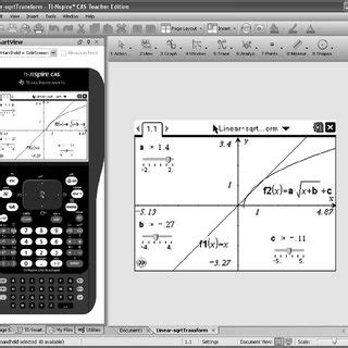 The TI Nspire CAS Touchpad Download Scientific Diagram