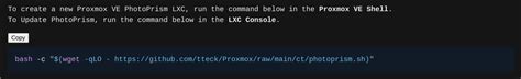 How To Upgrade Photoprism Tteck Proxmox Discussion GitHub