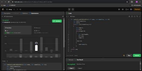 Day 41 Of 100daysofleetcode Sum Of K Set Bits Naveen M Posted On