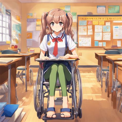 School Girl On Her Wheelchair By Rapaplepoi On Deviantart