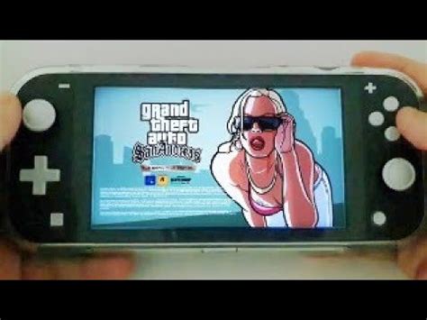 Grand Theft Auto: San Andreas | Nintendo Switch Lite | Gameplay - YouTube
