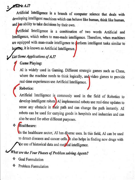 Aiml Important 2 Mark Pdf