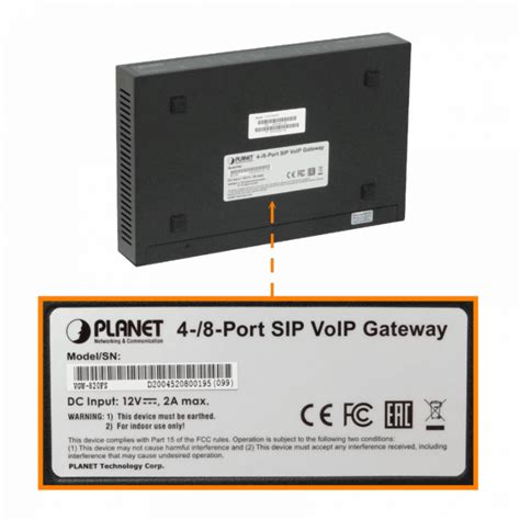 Vgw 820fs Planet Router Voip 8 Fxs Rj11 H 3 100 1 Wan Genera 8linea