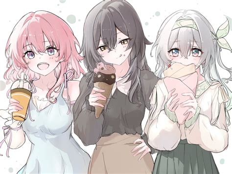 Trailblazer Firefly Stelle And March Th Honkai And More Drawn By Shyaruru Danbooru