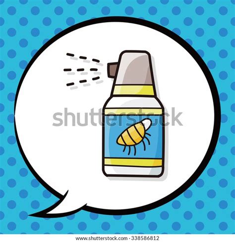Cockroach Medicine Doodle Speech Bubble Stock Vector Royalty Free