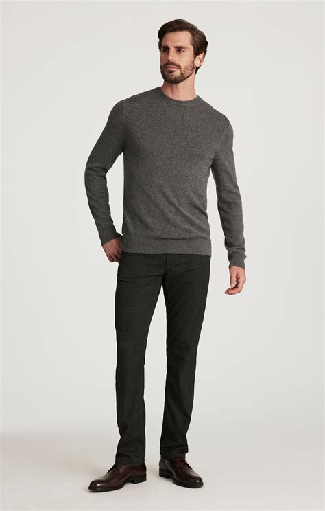 34 Heritage Mens Charisma Relaxed Straight Pants In Smoke Serrano