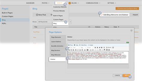 Configuring Your Blog Presentation Zenfolio Classic Support Center